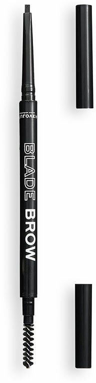 Карандаш для бровей REVOLUTION `RELOVE` MICRO BLADE BROW с щеточкой тон granite