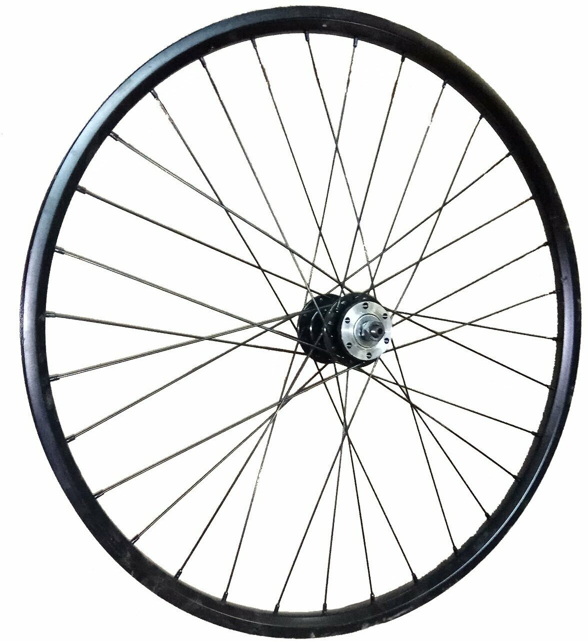 Колесо 27.5" переднее KMS двойной обод (гайка) (диск. Тормоз