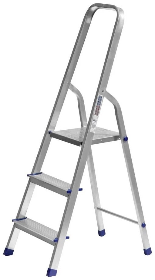 Лестница-стремянка СИБИН алюминиевая, 3 ступени, 60 см