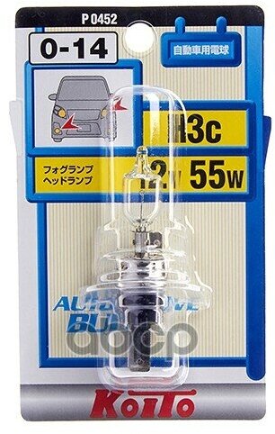 Лампа головного света Koito H3C 12V 55W (уп. 1 шт.) KOITO арт. P0452