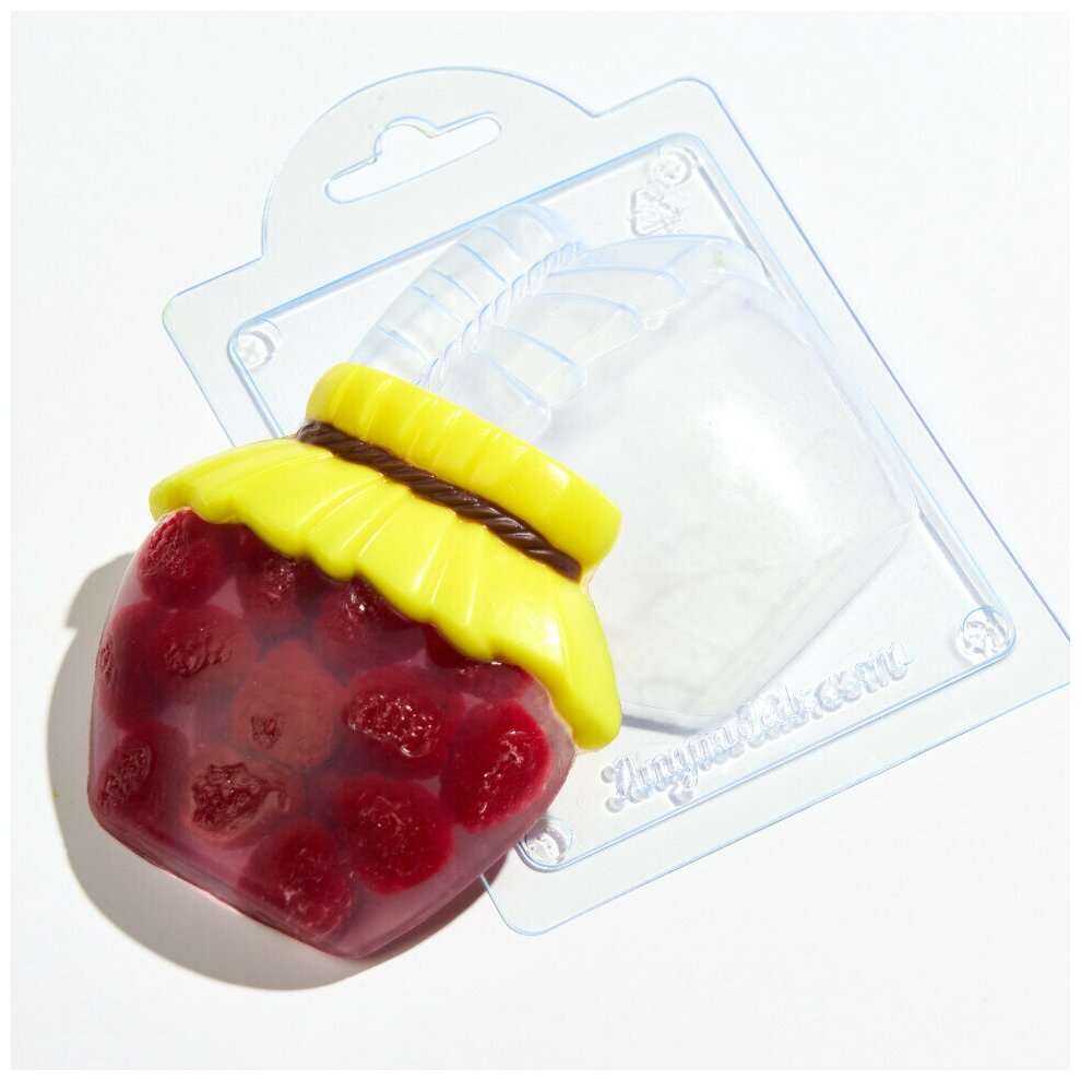 Банка - формочка пластиковая для изготовления мыла, шоколада и гипсовых отливок