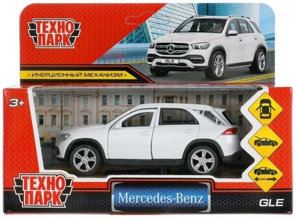 Технопарк Машина Mercedes-Benz GLE 2018 12 см, белый, металл GLЕ-12-WН с 3 лет