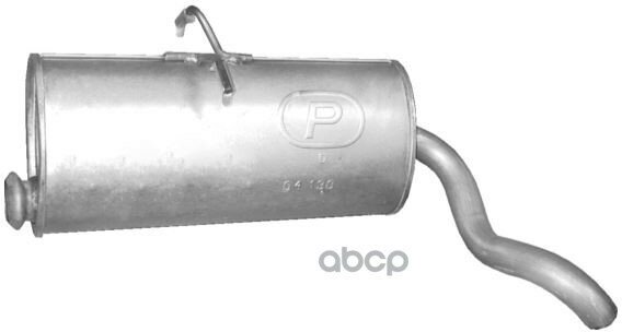 Глушитель задняя часть Polmostrow арт. 04130