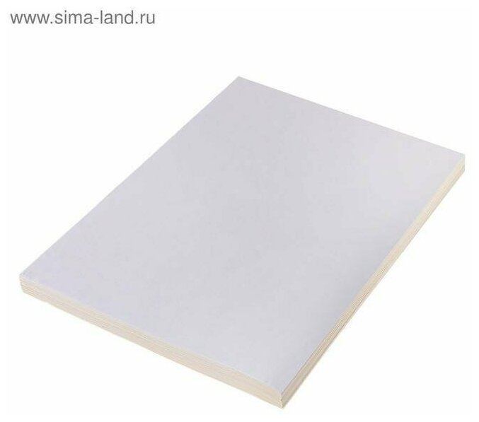 Бумага А4 25л 80г/м самоклеящаяся белая матовая