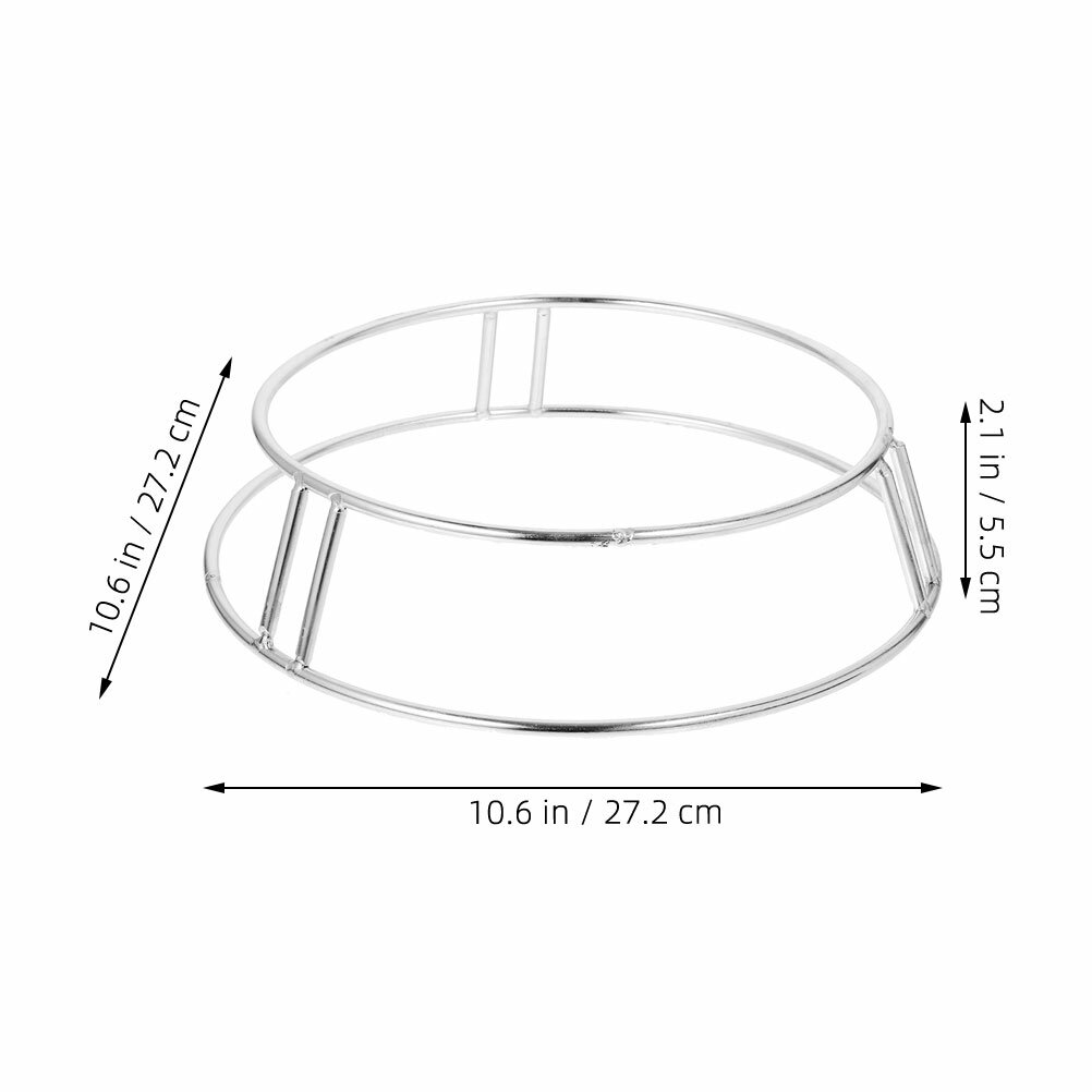 Подставка Для Кастрюль Из Нержавеющей Стали Серебристый Цвет 27.20X27.20X5.50Cm