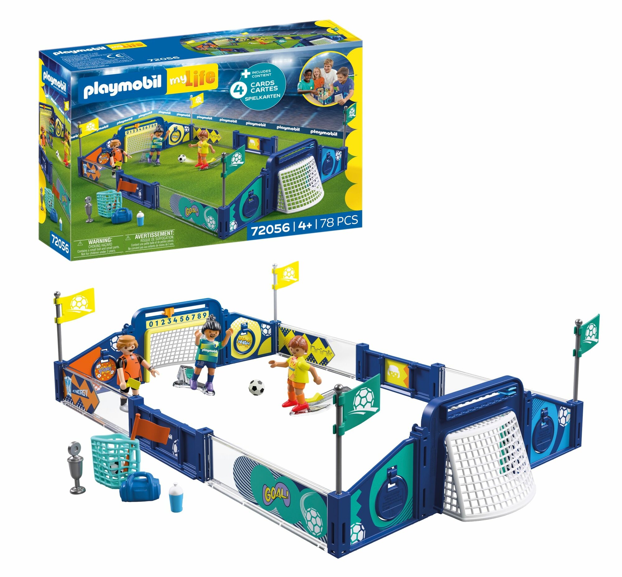Конструктор Playmobil My Life - Футбольная арена 78 эл. - Плеймобиль 72056