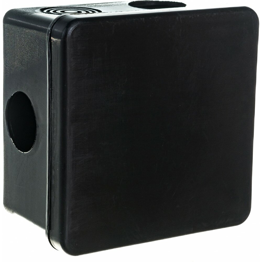 Распаечная коробка урал ПАК открытой проводки 80х80х50мм черная IP54 КО-52010080-032