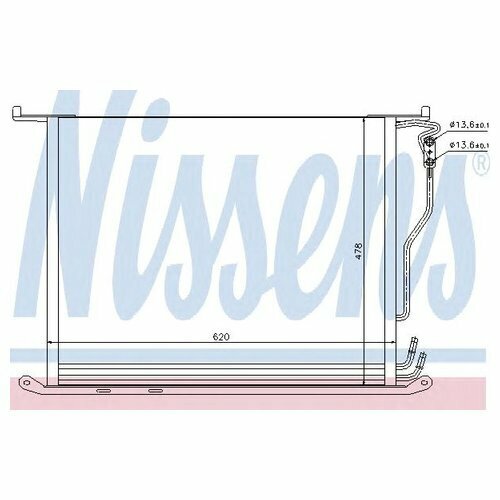 Радиатор кондиционера Nissens 94380 для Mercedes S-CLASS C215, W220, SL R230