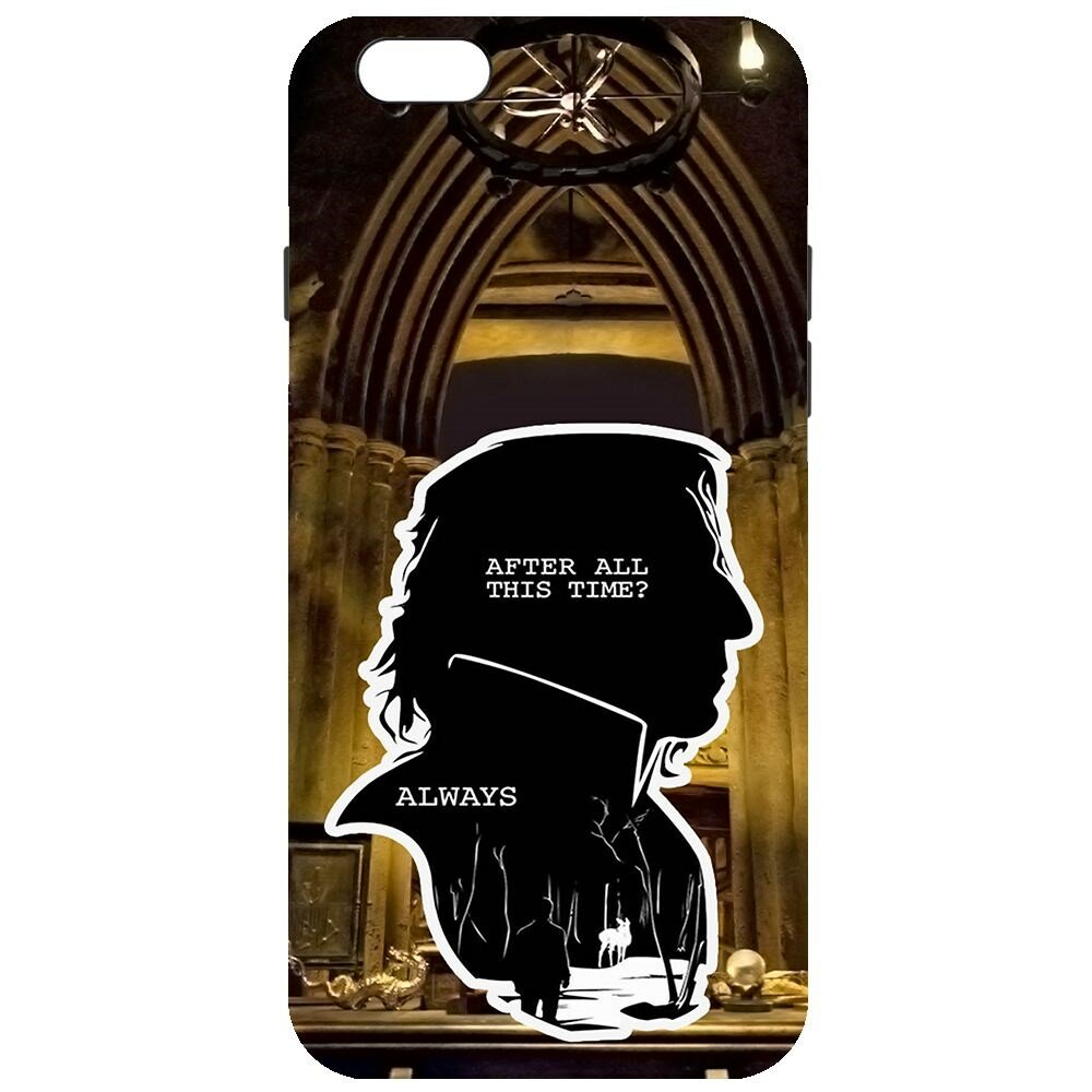 Чехол-накладка Krutoff Soft Case Гарри Поттер. Северус Снейп для iPhone 6 Plus/6s Plus черный