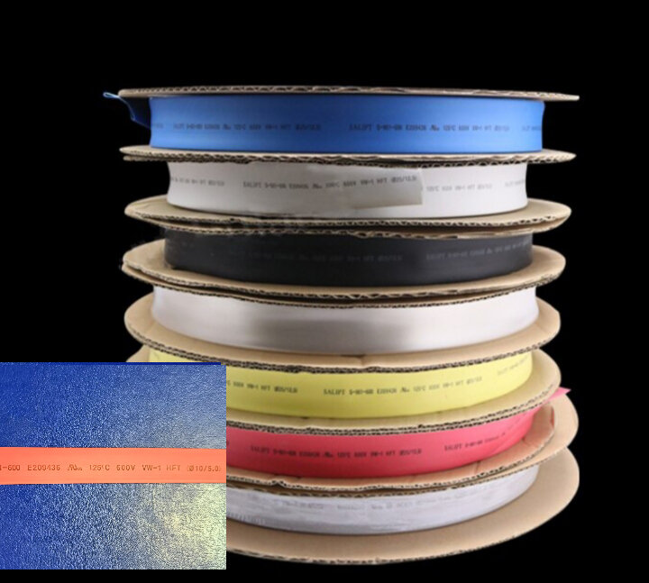 1 метр Трубка 10 мм красная термоусадочная