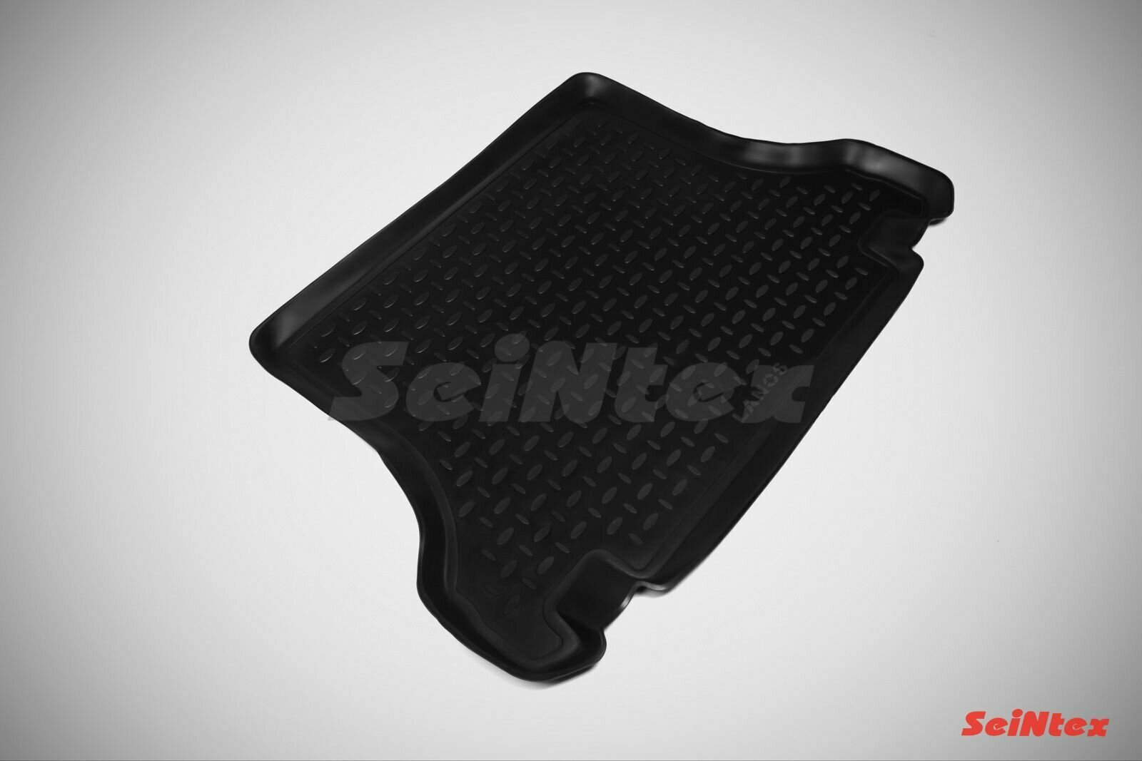 Коврик в багажник Chevrolet Lanos / Шевроле Ланос 2005-2009 полиуретановый Seintex 01500