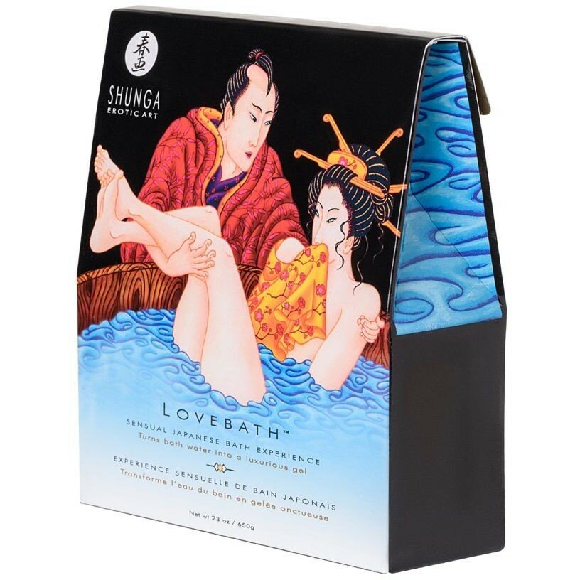 Гель-желе для ванны Shunga LoveBath "Океанское Искушение", 650г, голубой