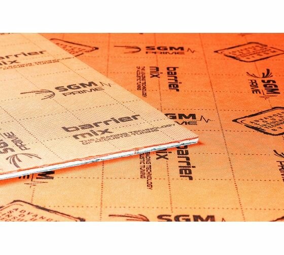 Шумоизоляция SGM Barrier Mix Prime 500*800мм - 5 листов.