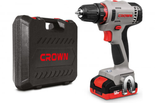 Дрель-шуруповерт аккумуляторная Crown Professional CROWN CT21081H-2 BMC