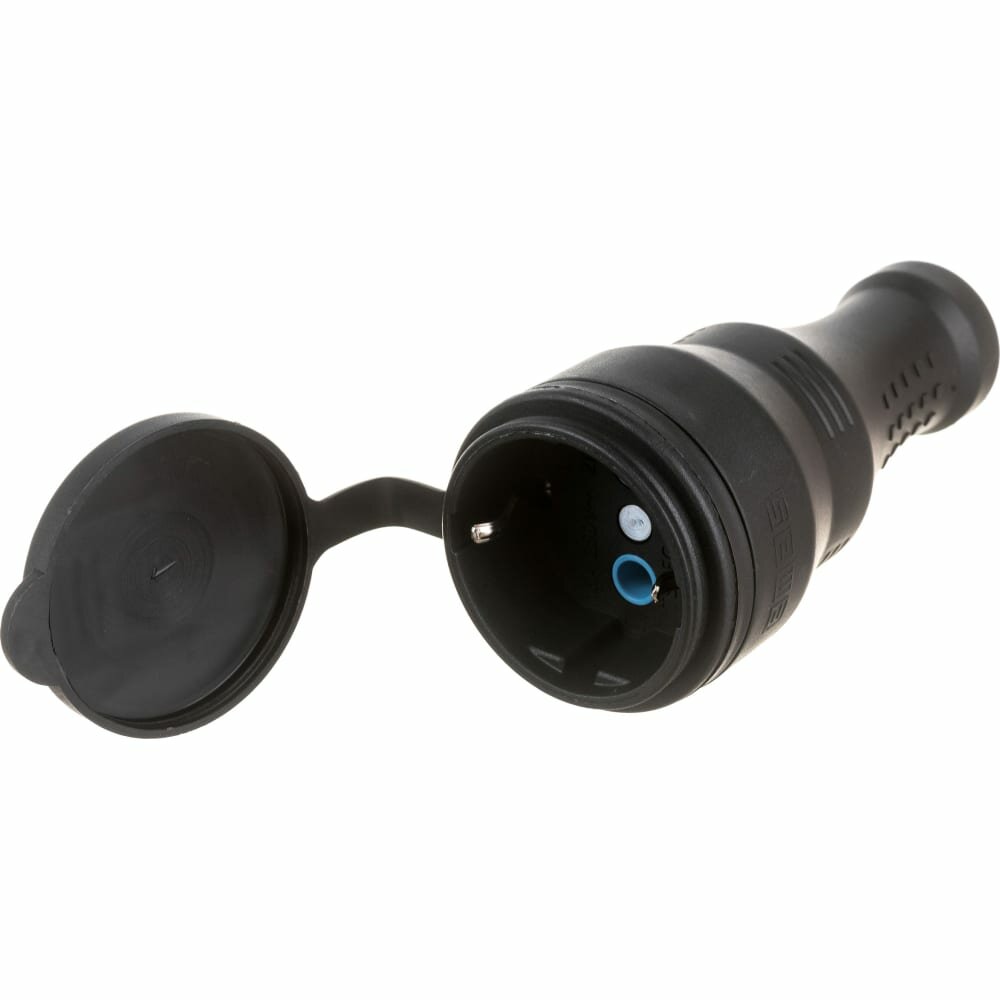 Розетка Emas в резиновом корпусе для удлинителя EKS116P