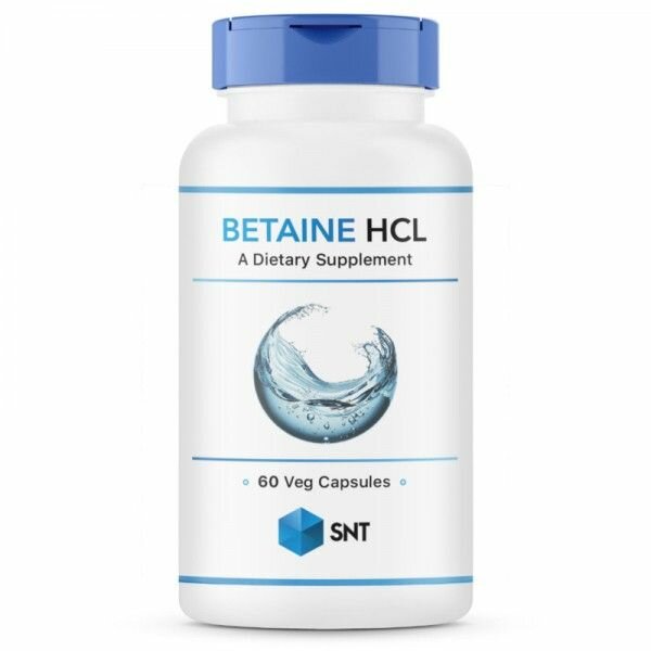 СНТ Бетаин Гидрохлорид / SNT Betaine HCL (60 капс)
