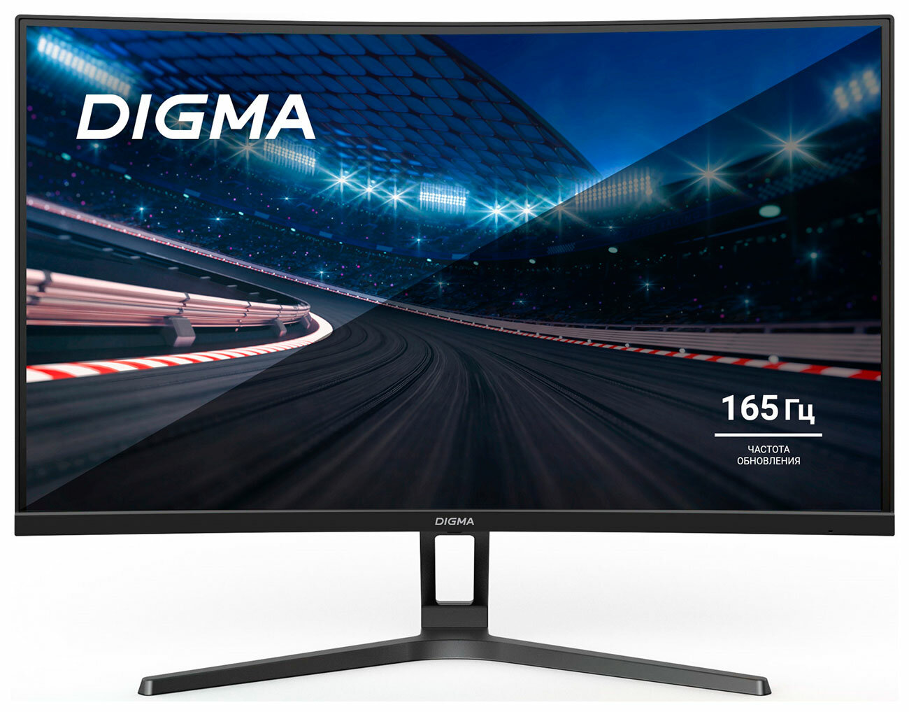 ЖК монитор Digma Overdrive 27A510Q, 27', Curved, VA 2K, черный
