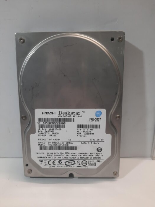 Жесткий диск 3.5" 160Gb Sata Hitachi HDS721616PLA380