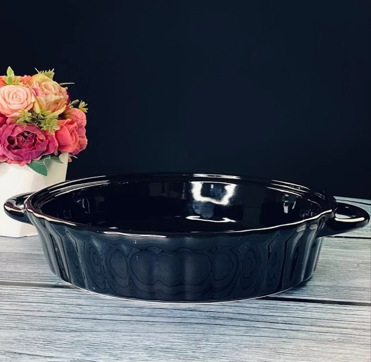 Овальное блюдо для запекания 28см Фарфор 142-121 118-142-121