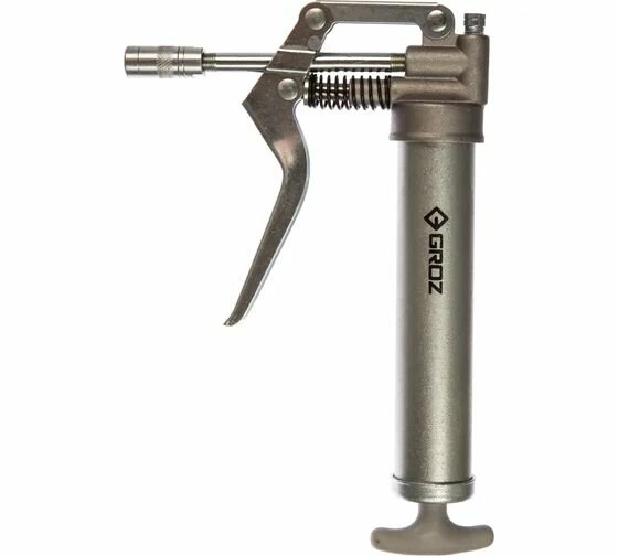 Малый плунжерный шприц для одной руки 240 атм, 120 см3, трубка, 2 вых GROZ GR43260 - G16/ZN/B