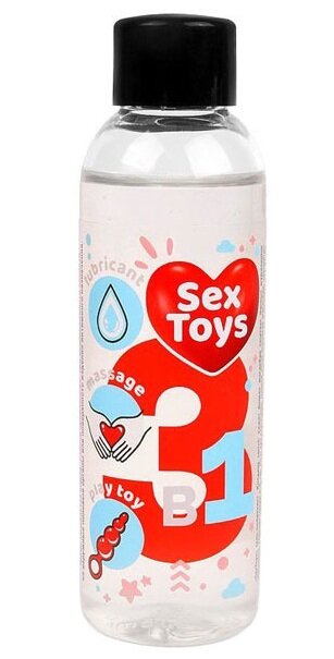 Гель-лубрикант SexToys 3в1 75 мл водная основа без запаха для комфортной интимной близости