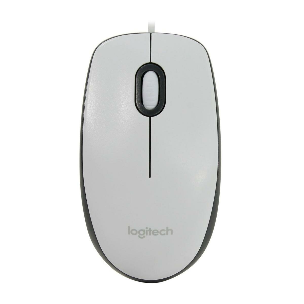 Мыши Logitech Мышь проводная Logitech M100 (910-005004) Белый