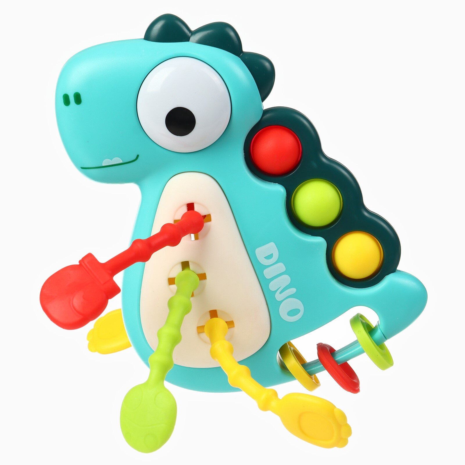 Развивающая сенсорная игрушка - погремушка Крошка Я «Малыш Дино», 10478997
