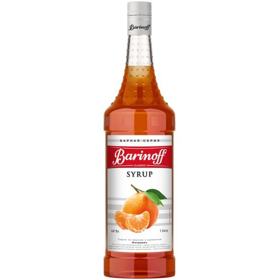 Сироп Barinoff Мандарин, стекло, 1л