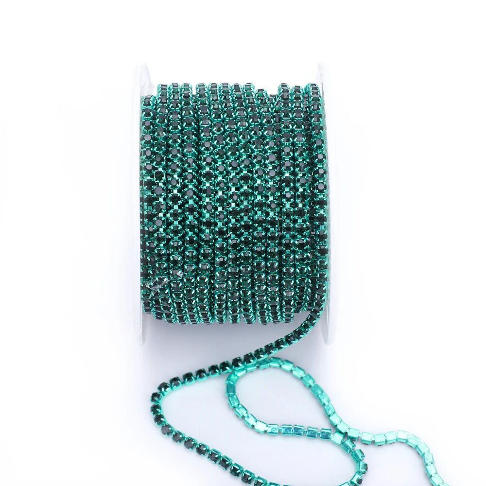 Стразы Green Emerald 10 yard, 10 yard