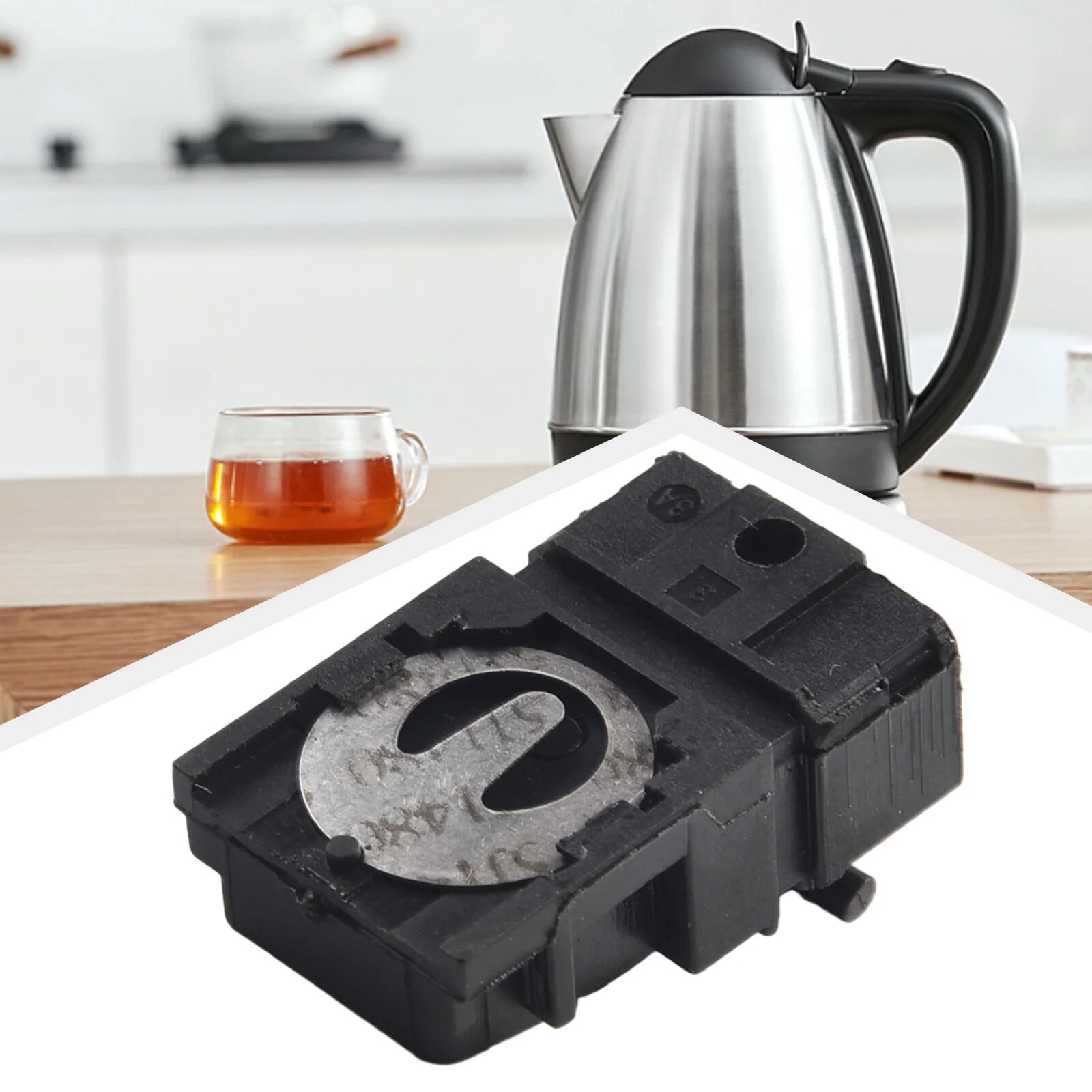 Кнопочный термостат для чайника BERM SL-888-B черный