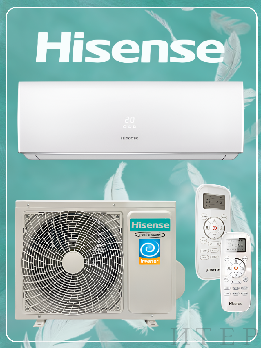 Инверторная сплит-система Hisense серии SMART DC Inverter AS-11UW4RYDDB02 (комплект)