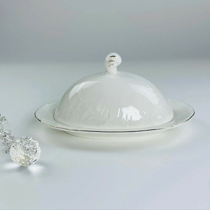 Масленка аврора золото Фарфор 305-082 118-305-082