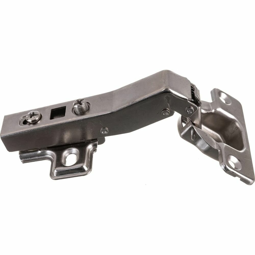 Петля мебельная ТИС 11.14.02, для угловых дверей, 45 градусов, Clip-on, с доводчиком (22884)