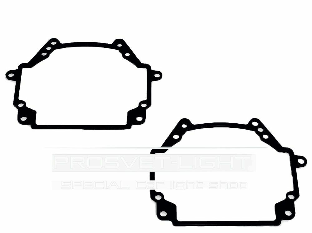 Переходные рамки для линз Infiniti QX50 2012-2014 под линзы Hella 3r/5r, Би-Лед