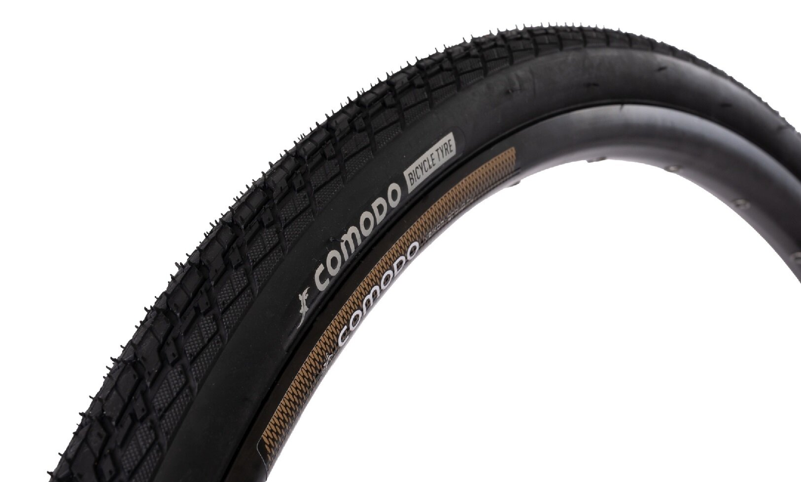 Покрышка COMODO 700 x 35C, черная, камерная, шипованная, слик