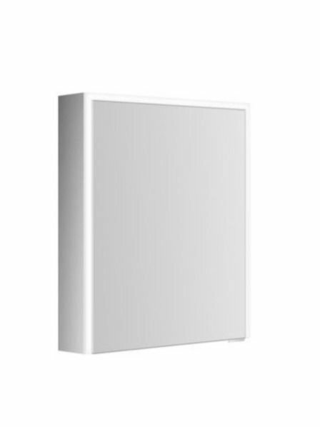 Зеркальный шкаф Esbano ES-5005 50х70 см для ванной с инфракрасным выключателем, с LED-подсветкой корпуса и внутренней подсветкой, с встроенной розеткой, с одной дверкой