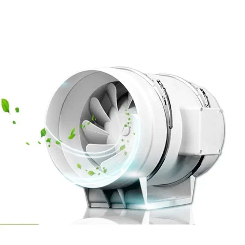 Линейный канальный вентилятор ZARTSEN 3-6 дюймов 220В EU Adapter, 4inch
