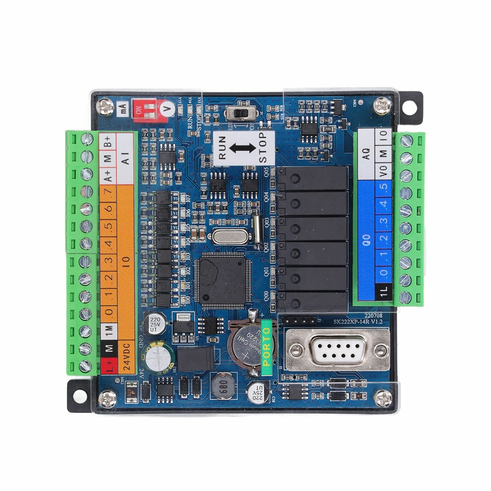 Программируемый логический контроллер ПЛК, совместимый с аксессуаром S7 200 CPU222XP для управления 24 В постоянного тока