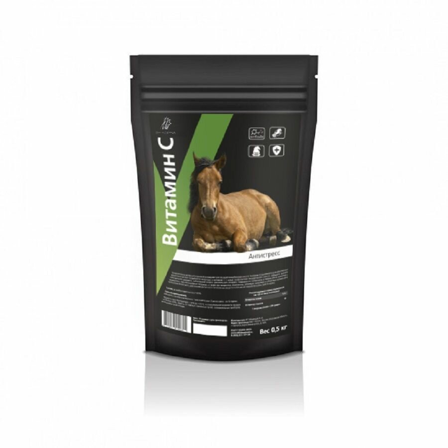ТМ-Корма: Витамин С, подкормка для лошадей 0,5 кг