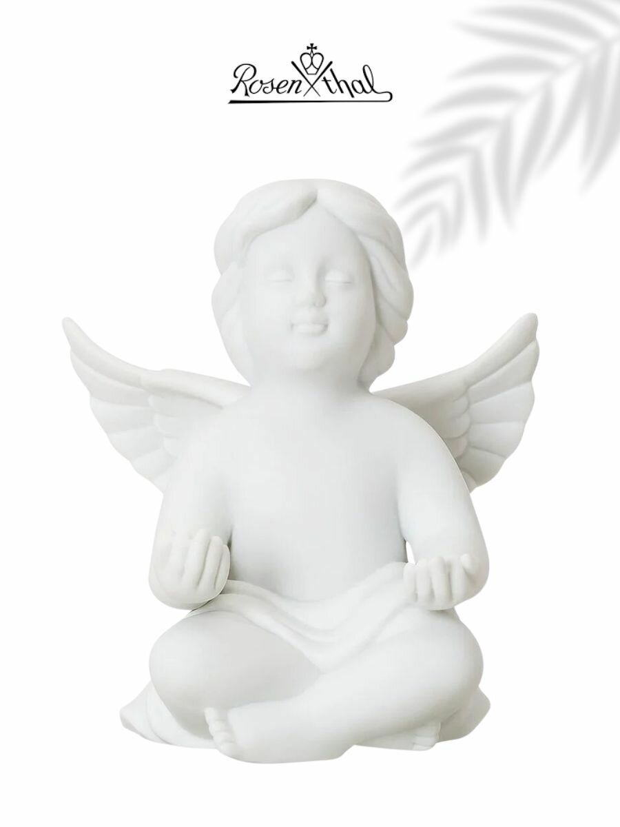 Статуэтка Ангел в медитации, Rosenthal матовый фарфор, высота10 см