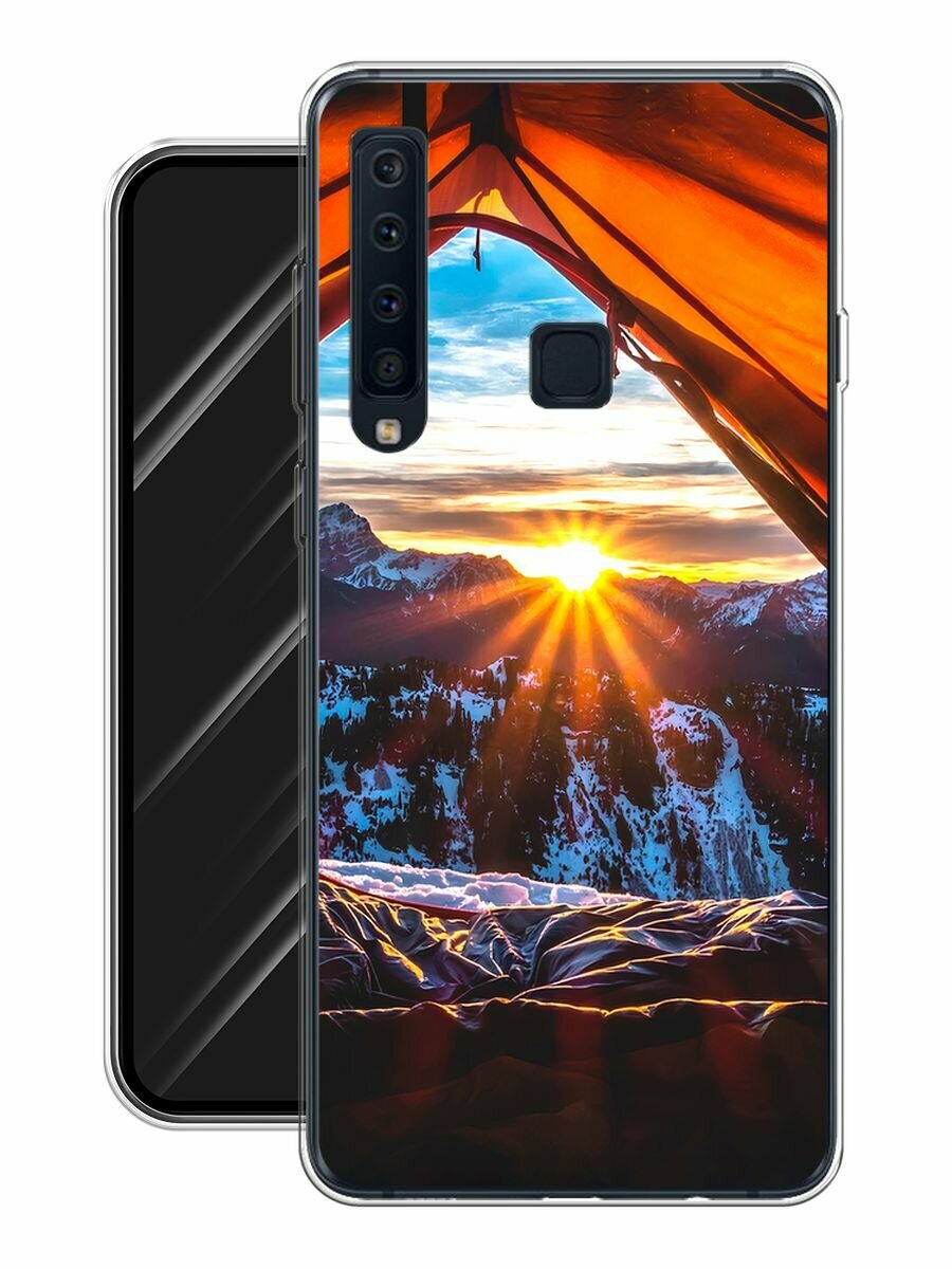Чехол на Samsung Galaxy A9 2018 / Самсунг Галакси А9 2018 с принтом "Горы 7" — фото 1