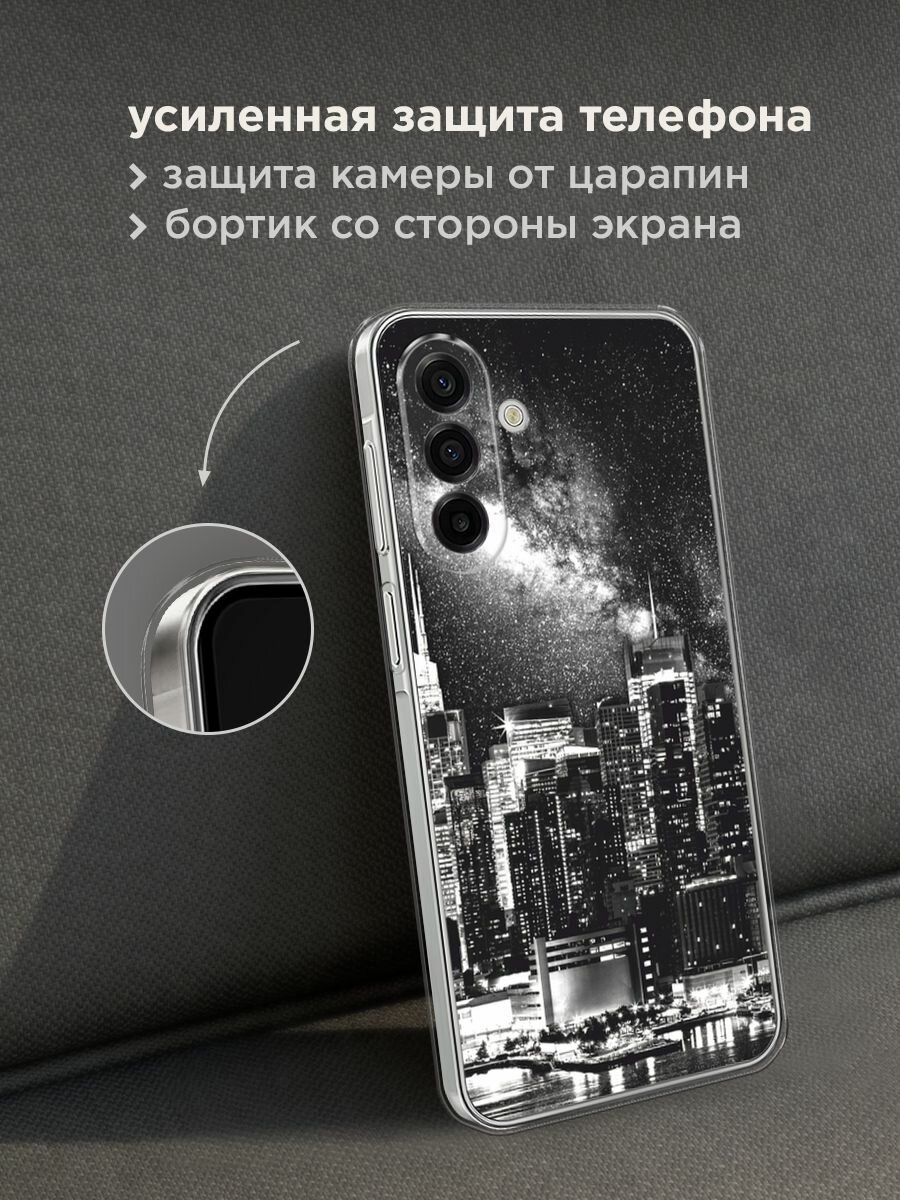 Чехол на Samsung Galaxy A17/A18 / Самсунг А17/А18 с принтом "Ночной Нью-Йорк" — фото 1