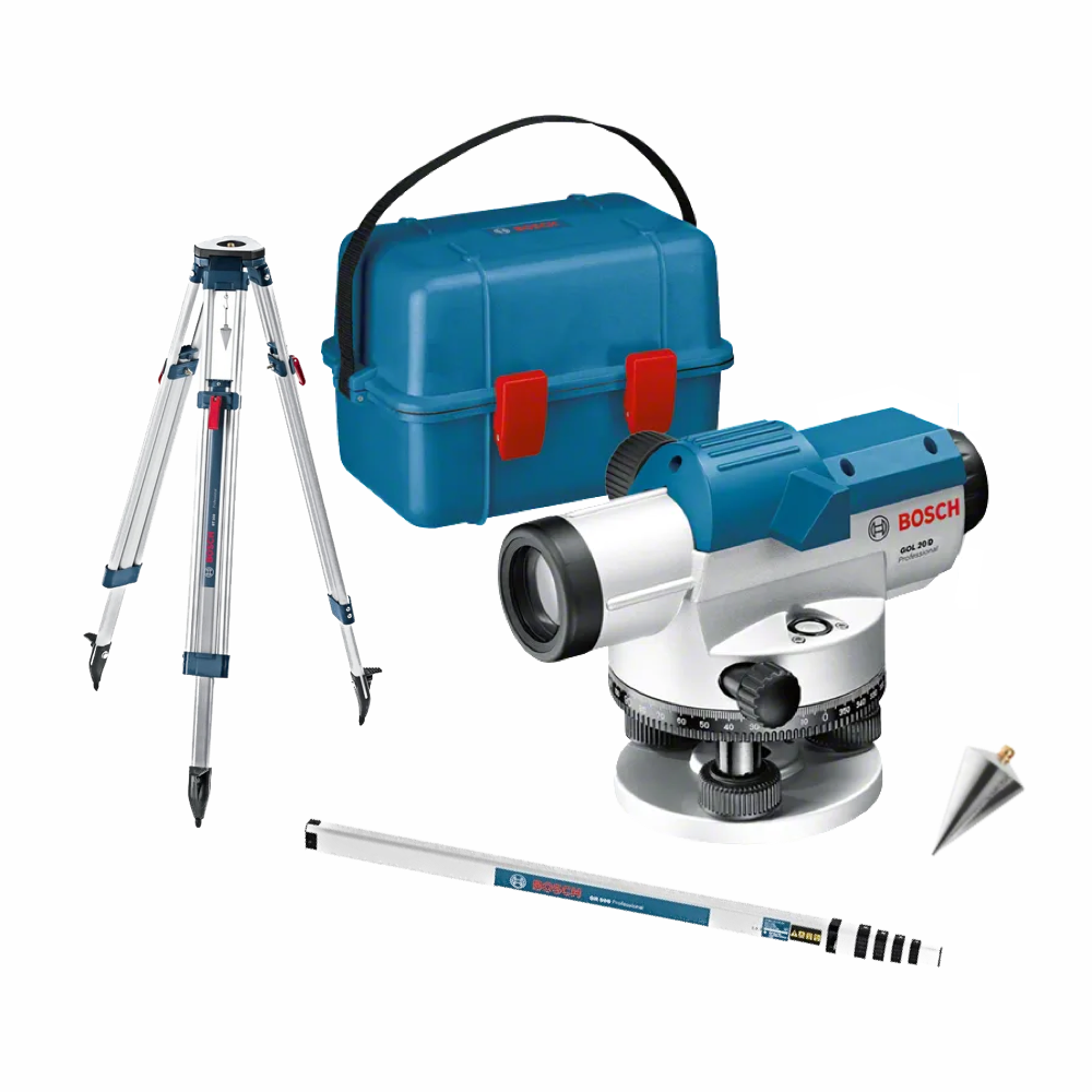 Оптический нивелир со штативом Bosch GOL 20 D 0.601.068.402