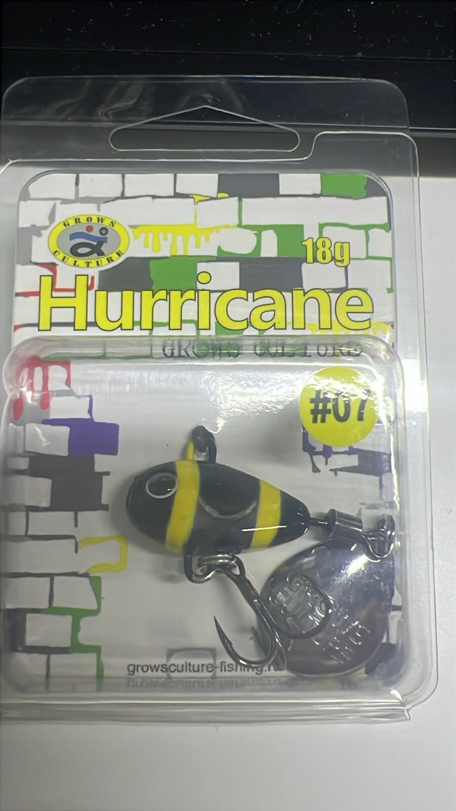 Тейл-спиннер Hyrricane 18 гр
