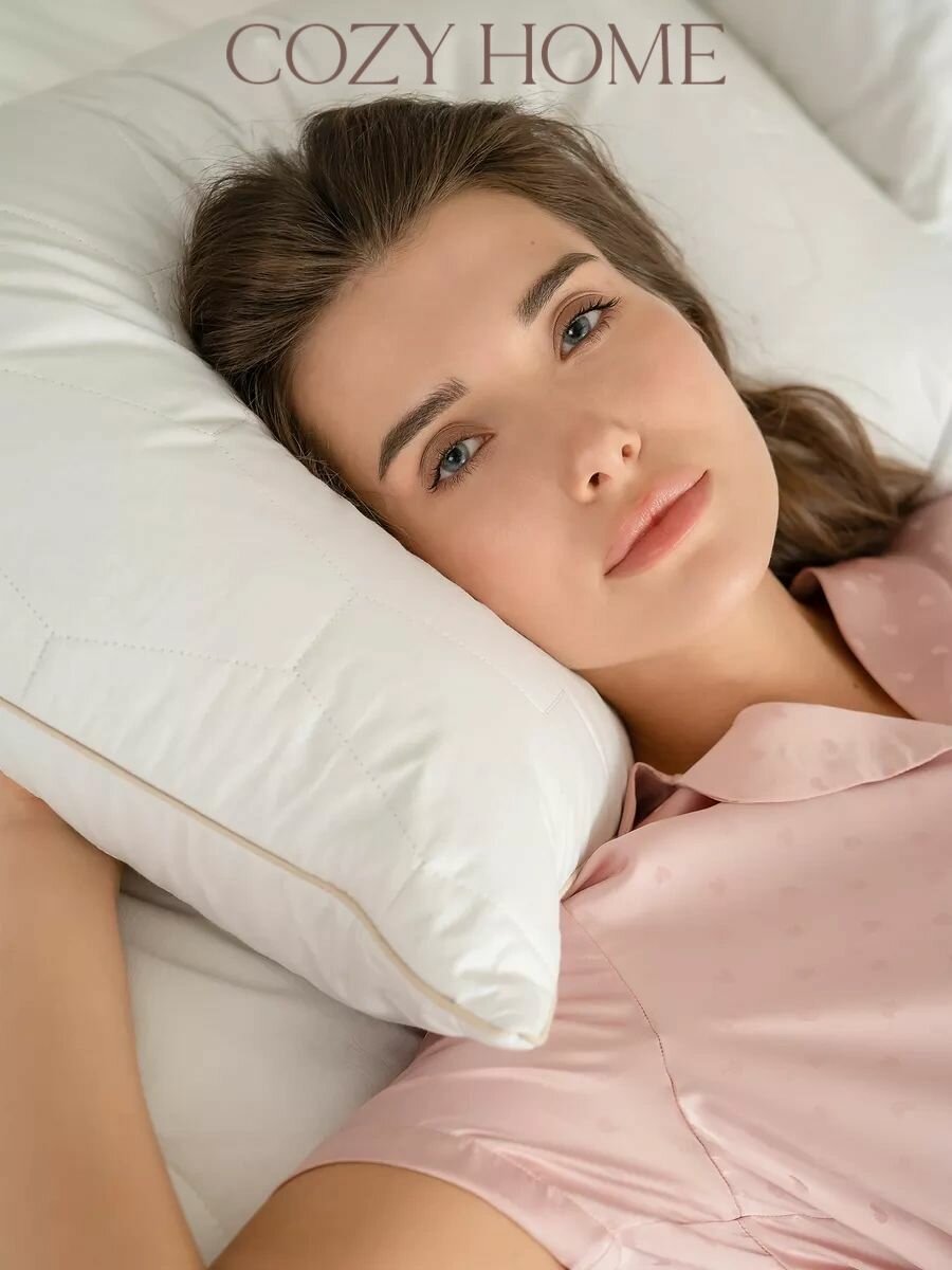 Cozy Home Подушка для сна "Cozy Camel" (50х70) хлопок, наполнитель верблюжий пух