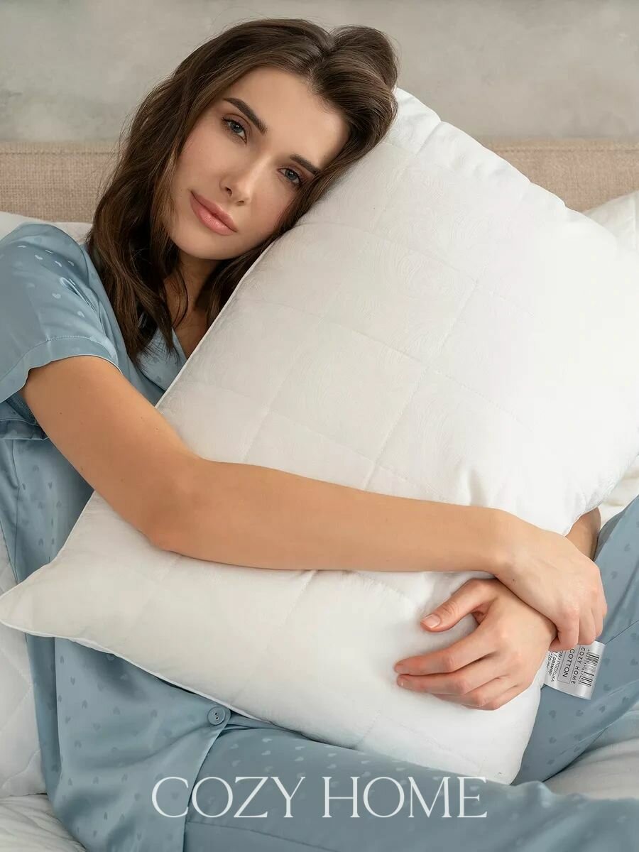 Подушка "Уютный хлопок/Cozy Cotton"(50х70) сатин, наполнитель хлопок