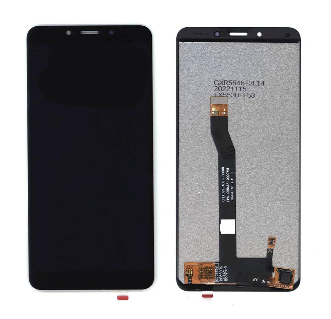 Дисплей (матрица + тачскрин) для смартфона Xiaomi Redmi 6, Redmi 6A (AA) черный