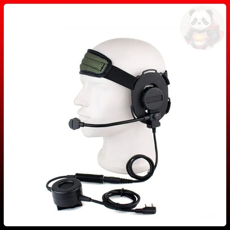 Тактическая гарнитура Z Bowman Elite II для раций Kenwood (TK3107, TK3207, TK480, TK 278) с микрофоном на штанге