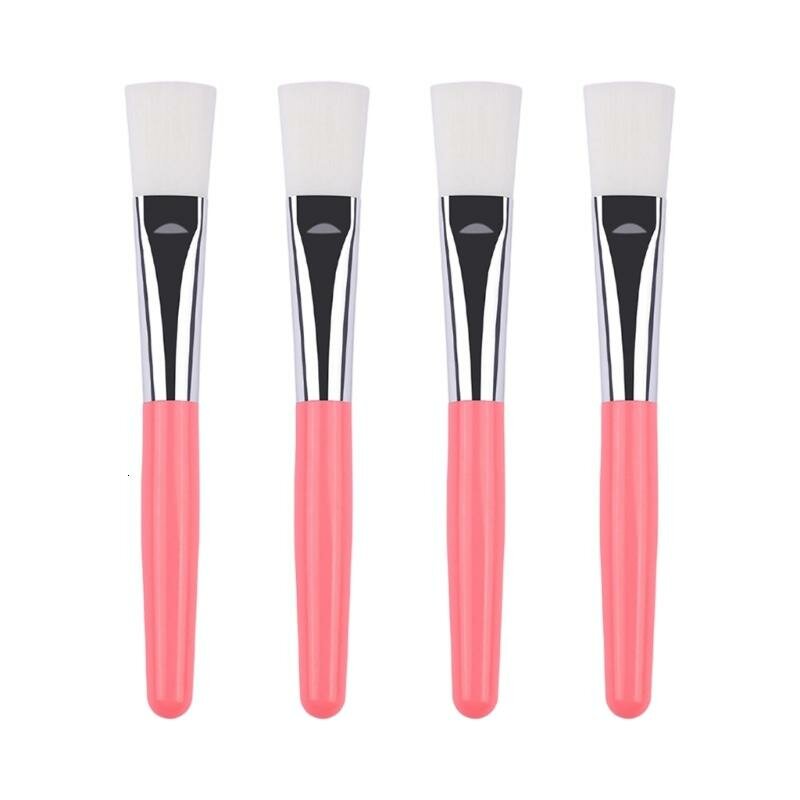 4 косметические кисти для путешествий, Розовый