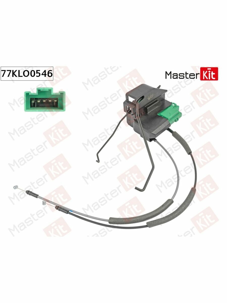 Замок двери передней левой для а/м HYUNDAI Accent / Хендай Акцент, MasterKit 77KLO0546